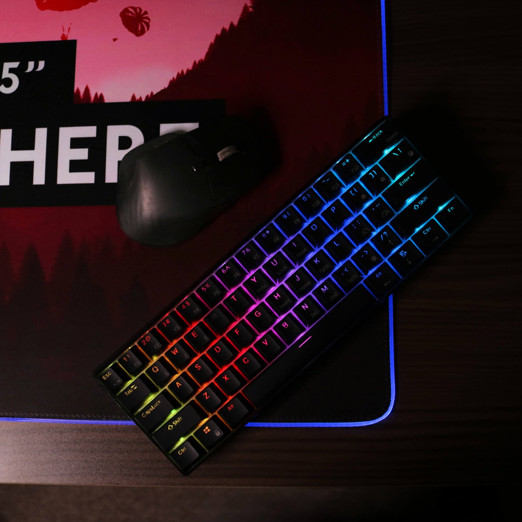 'Print your image' XXL Mega Custom RGB Gaming Mouse Pad | 90x40cm ...