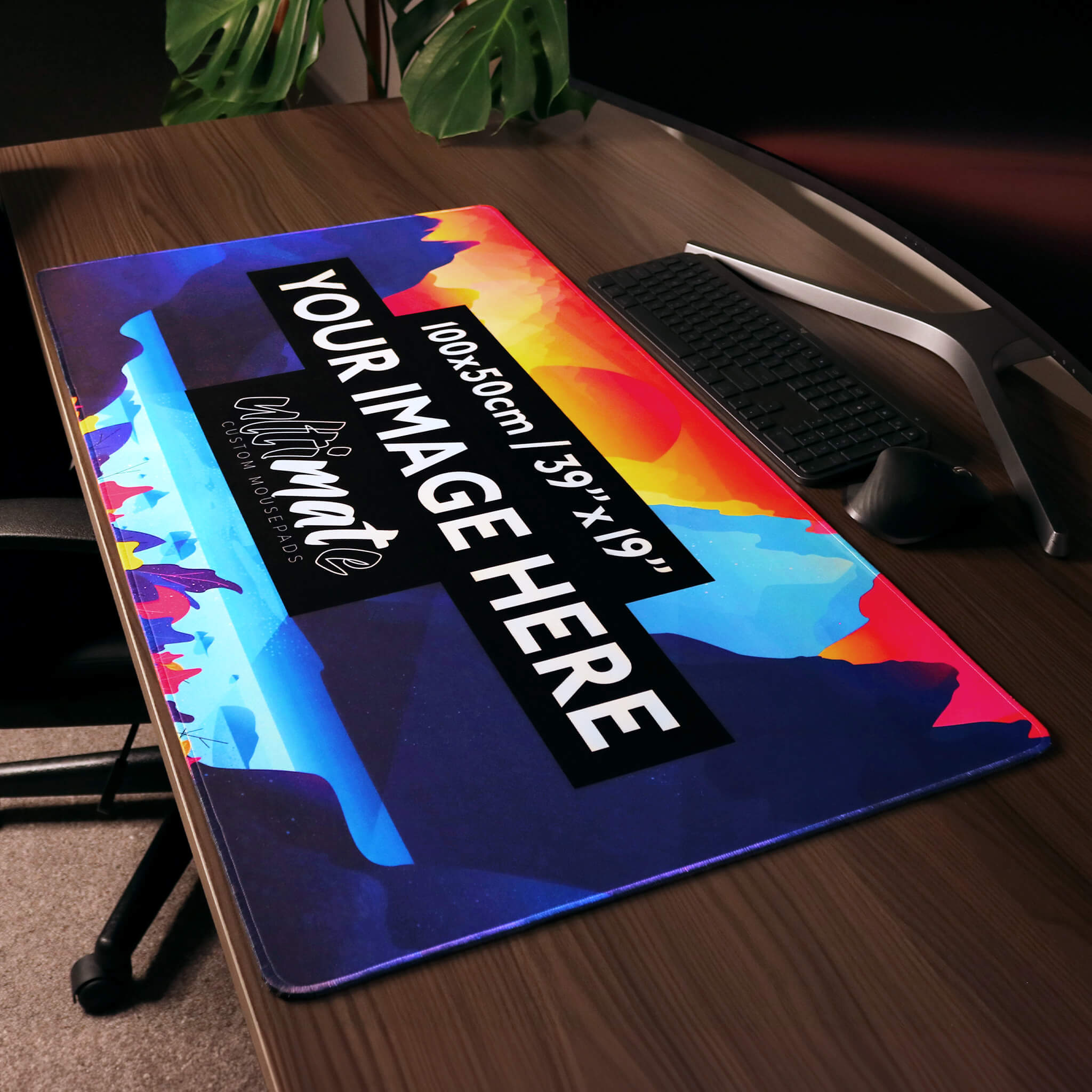 'Print your image' XXXL Ultimate Custom Gaming Mouse Pad | 100x50cm ...