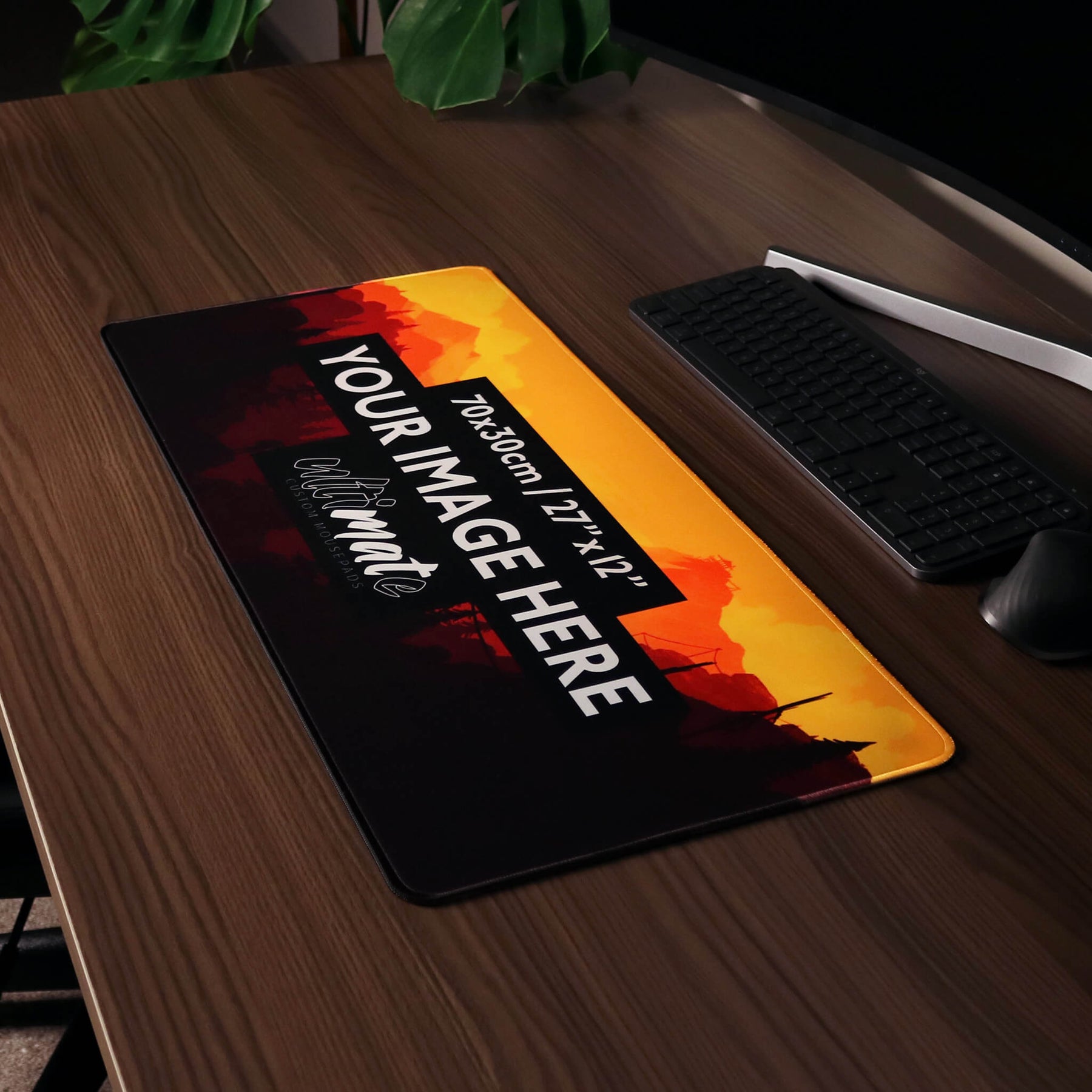 'Print your image' Large Custom Gaming Mouse Pad | 70x30cm – Ultimate ...