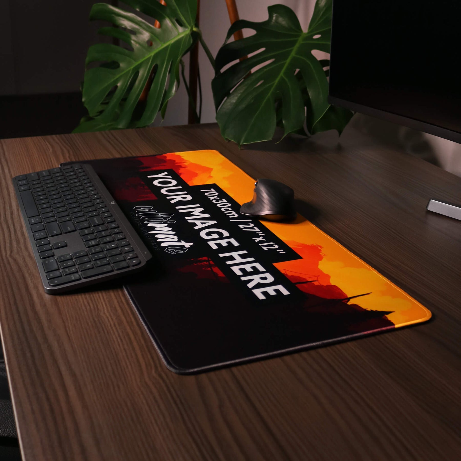 'Print your image' Large Custom Gaming Mouse Pad | 70x30cm – Ultimate ...