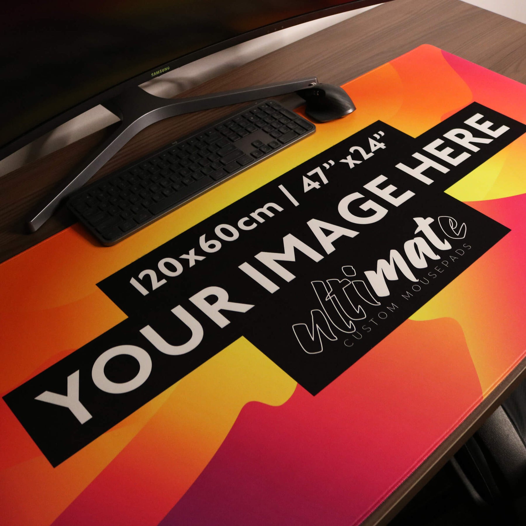 'Print your image' XXXXL Supreme Custom Gaming Mouse Pad | 120x60cm ...