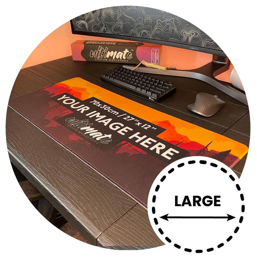 'Print your image' Large Custom Gaming Mouse Pad | 70x30cm – Ultimate ...