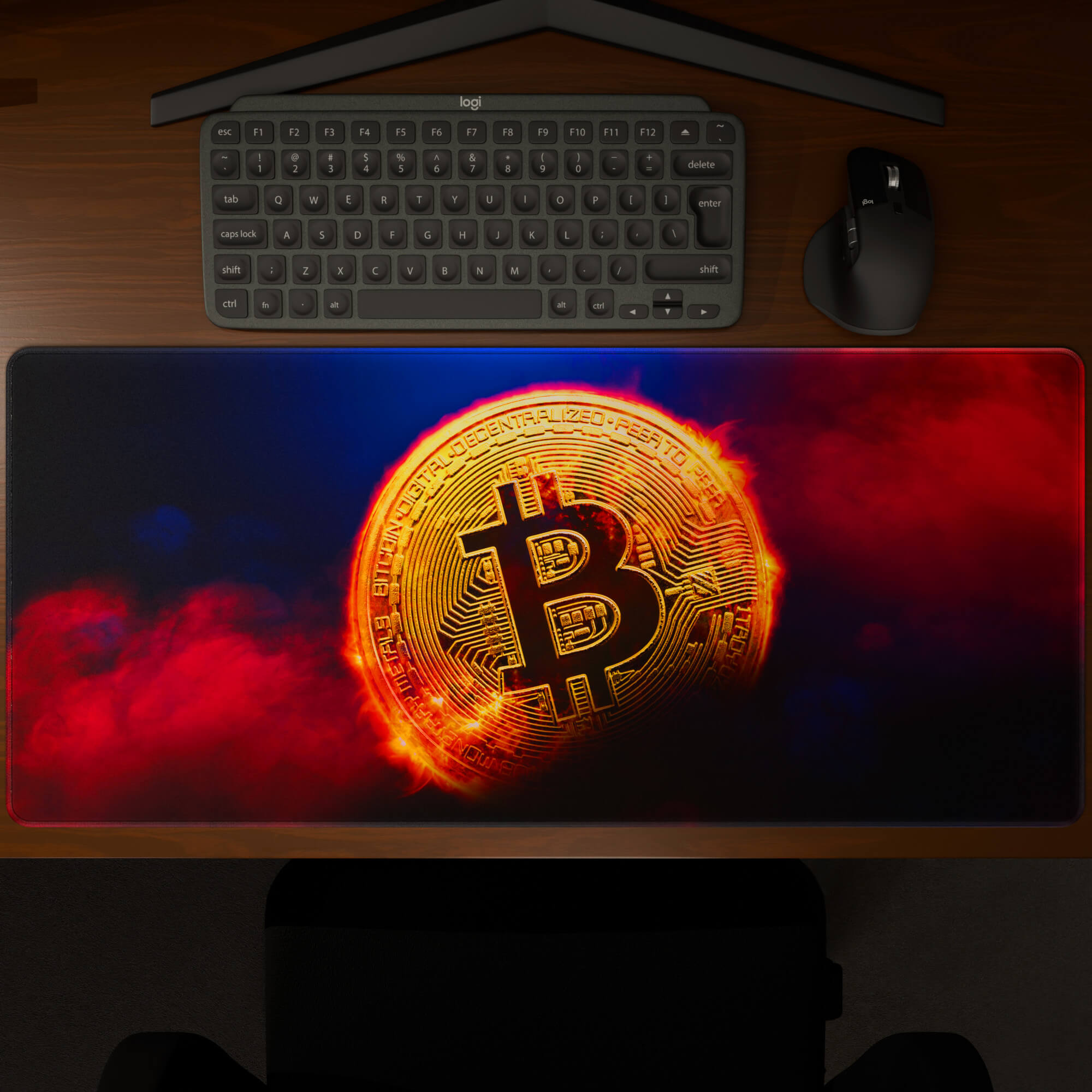 'Bitcoin' Crypto Themed Large Mouse Pad / Desk Mat – Ultimate Custom ...