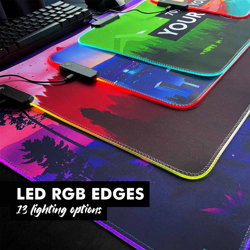 'Print your image' Large Custom Gaming Mouse Pad/Desk Mat – Ultimate ...